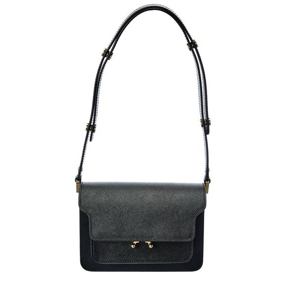 Marni | Bags | Marni Trunk Mini Leather Shoulder Bag Black | Poshmark